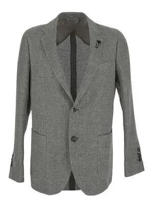 LARDINI Lardini Special Single-Breasted Tailored Blazer