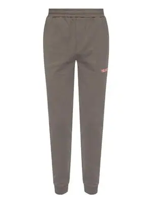 Helmut Lang Logo Printed Sweatpants - Gray