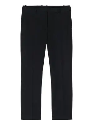 JOSEPH Gabardine Coleman Tailored Trousers - Black
