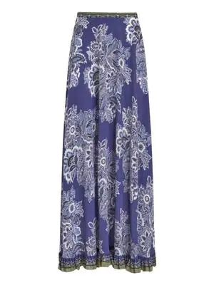ETRO Etro Floral Print Maxi Skirt