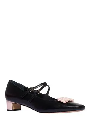 FERRAGAMO Vara Bow Mary Jane Shoes - Black