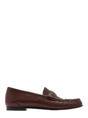 Chloé Chain Detail Loafers - Brown