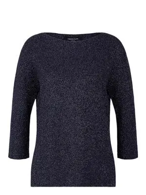 Fabiana Filippi Crew Neck Knitwear - Blu Notte