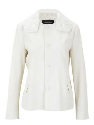 Fabiana Filippi Long-sleeved Single-breasted Jacket - Burro