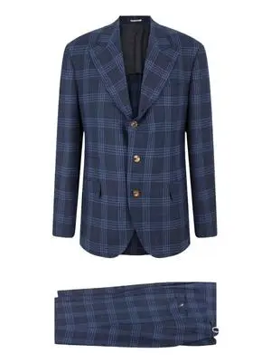 Brunello Cucinelli Long-sleeved Suit - Blue