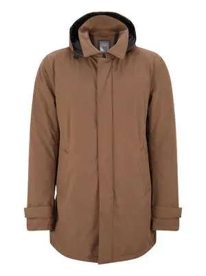 Herno Hooded Jacket - Brown