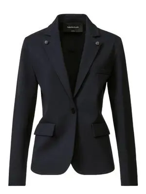 Fabiana Filippi Single-breasted Suit Jacket With Notched Lapel - Blue