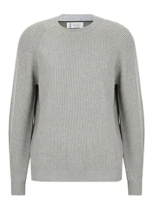 Brunello Cucinelli Long-sleeved Knitwear - Gray