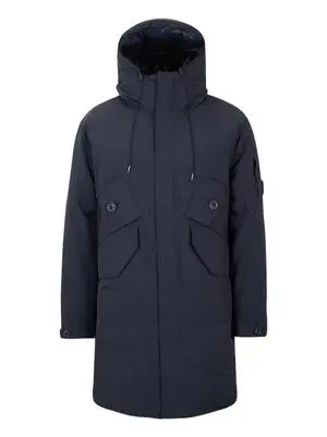 C.P. COMPANY Hooded Pocket Coat - Black