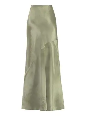 Vince Crinkled-finish Satin Maxi Skirt - No
