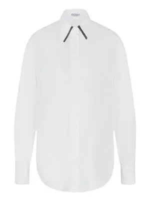 Brunello Cucinelli Silk Shirt - White