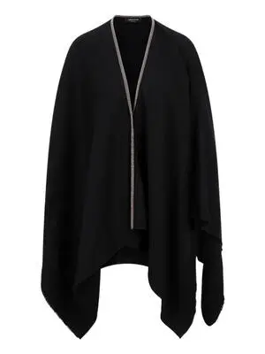 FABIANA FILIPPI Fabiana Filippi V-Neck Knitted Cape