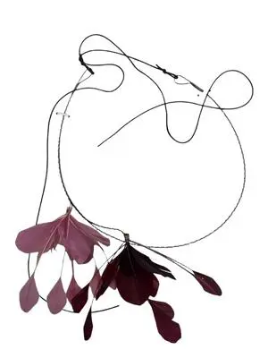 Valentino Garavani Feather Hair Accessory - Pink