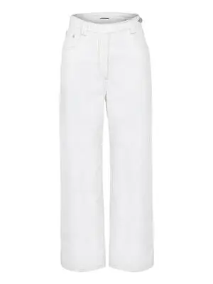 Brunello Cucinelli Straight-leg Jeans With Multiple Pockets - White
