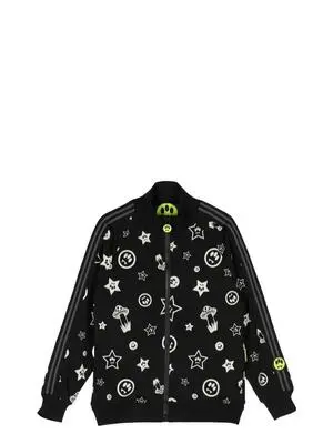 BARROW Logo-print Zip-up Sweatshirt - Black