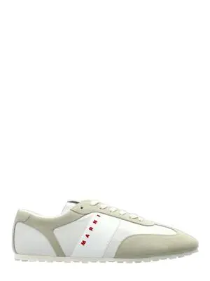 Marni Logo Embroidered Softy Soccer Sneakers - No