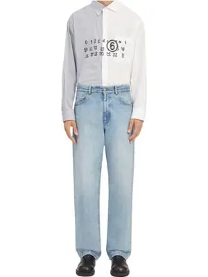 MAISON MARGIELA Straight-leg Jeans - Blue
