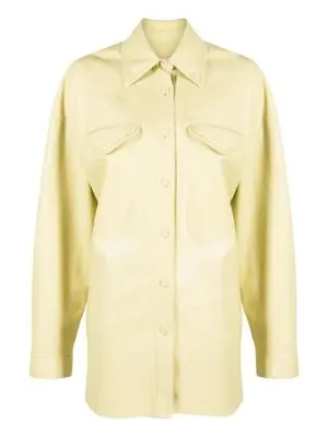 Nanushka Kaysa Buttoned Shirt - Nude
