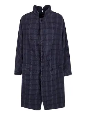 DANIELA GREGIS Papavero Briciole Washed Coat - Anthracitegrey