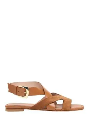 STUART WEITZMAN Stuart Weitzman Sai Flat Sandal Macchiato