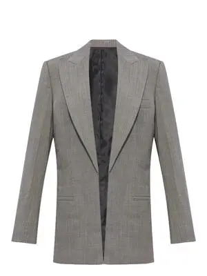 Helmut Lang Peak Lapel Tailored Blazer - Gray