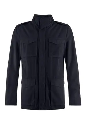 Herno Linen Jacket - Black