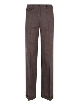 Seventy Wool Classic Trousers - Brown