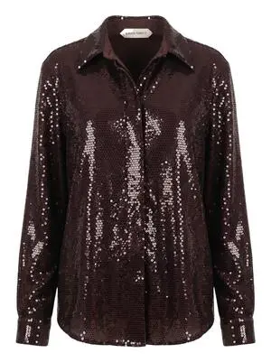 Alberta Ferretti Sequined Long-sleeve Casual Jacket - Black