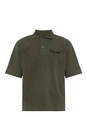 Dsquared2 Collared Short-sleeved Polo Shirt - Green