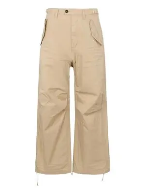 Dsquared2 Utility2 Cotton Wide Pants - Light Brown