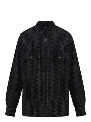 Balmain Long-sleeved Shirt - Black