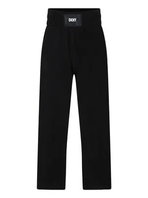 DKNY DKNY Logo Appliqué Pleated Trousers