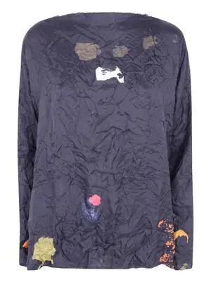 DANIELA GREGIS Long-sleeved Cover-up - Gray