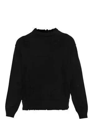 ALLSAINTS Long-sleeve Knit Top - Black