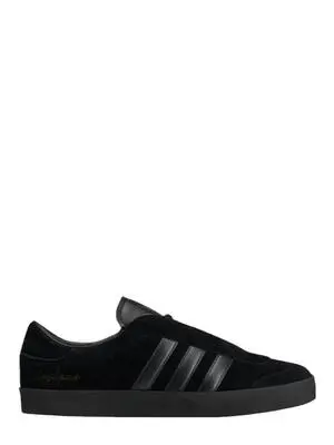 Y3 Round Toe Lace-up Sneakers - Black