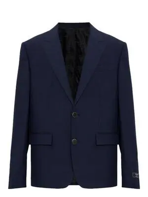 Balmain Long-sleeve Blazer - Navy Blue