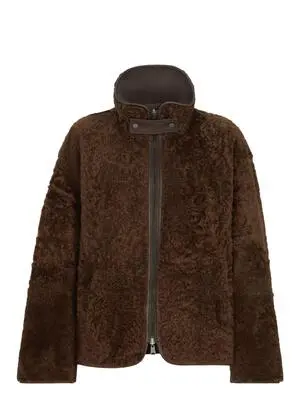 Brunello Cucinelli Brunello Cucinelli Fuzzy Reversible Jacket Chocolate-colored