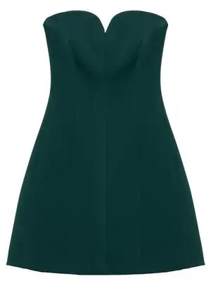 Simkhai Devin Bustier Mini Dress - Emerald