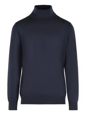 Zegna Turtleneck Sweater - Blue