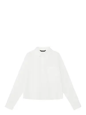 Armani Exchange Cotton Jacquard Regular Fit Shirt - White