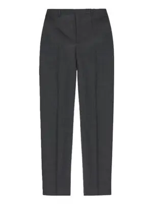 JIL SANDER Front-pleated Tailored Trousers - Black