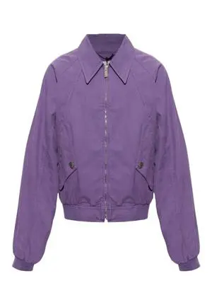 Versace Embroidered Bomber Jacket - No