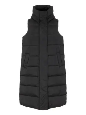 Christopher Esber Droplet Pendant Tailored Sleeveless Top With Hood - Black