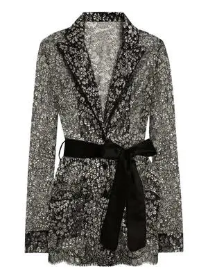 DOLCE & GABBANA Dolce & Gabbana Lace Floral Long Sleeve Shirt