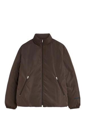 JIL SANDER Long Sleeve Zip Up Jacket - Ganache