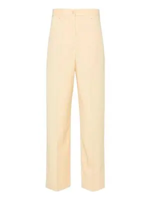 Fabiana Filippi High-waist Wide-leg Pants - Nude