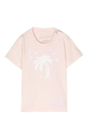 Palm Angels Palm Stars Cotton T-shirt - Pink