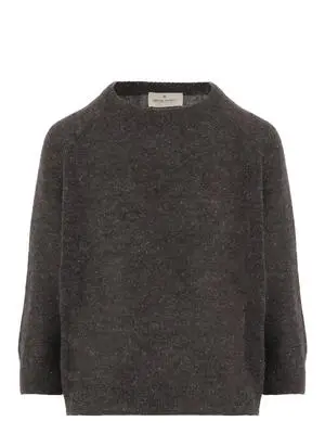 Bruno Manetti Crew Neck Sweater - Black