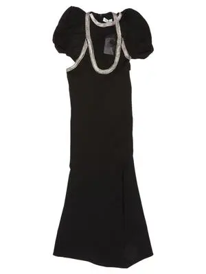 Attico Embellished Maxi Dress - Black