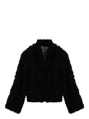 ARMA Long-sleeved Cropped Jacket With Flared Sleeves - Black